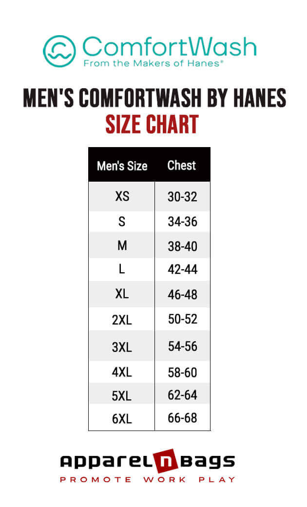 Hanes Shirt Size Chart