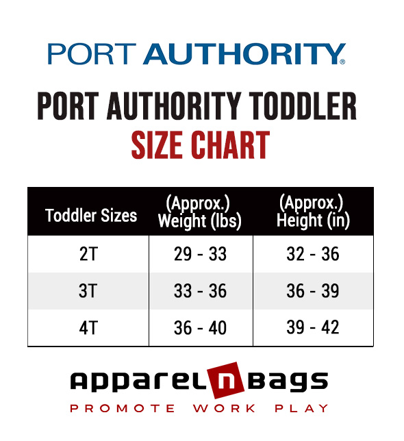 Port Authority Color Chart