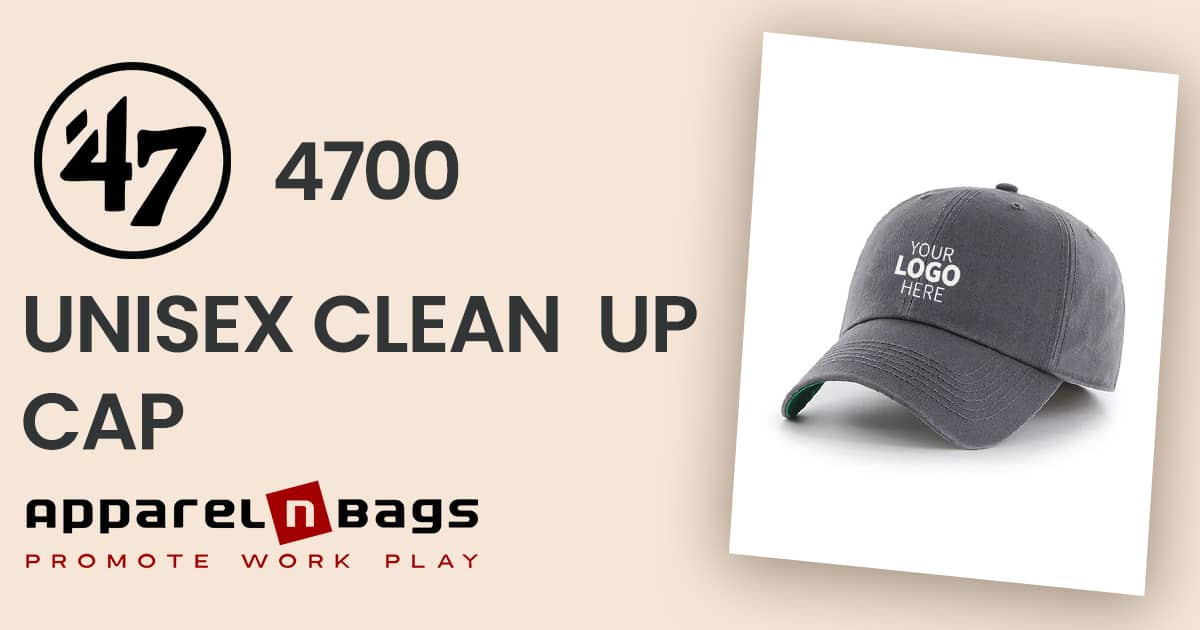 47 Brand 4700 | 47 Brand 4700 Unisex Clean Up Cap