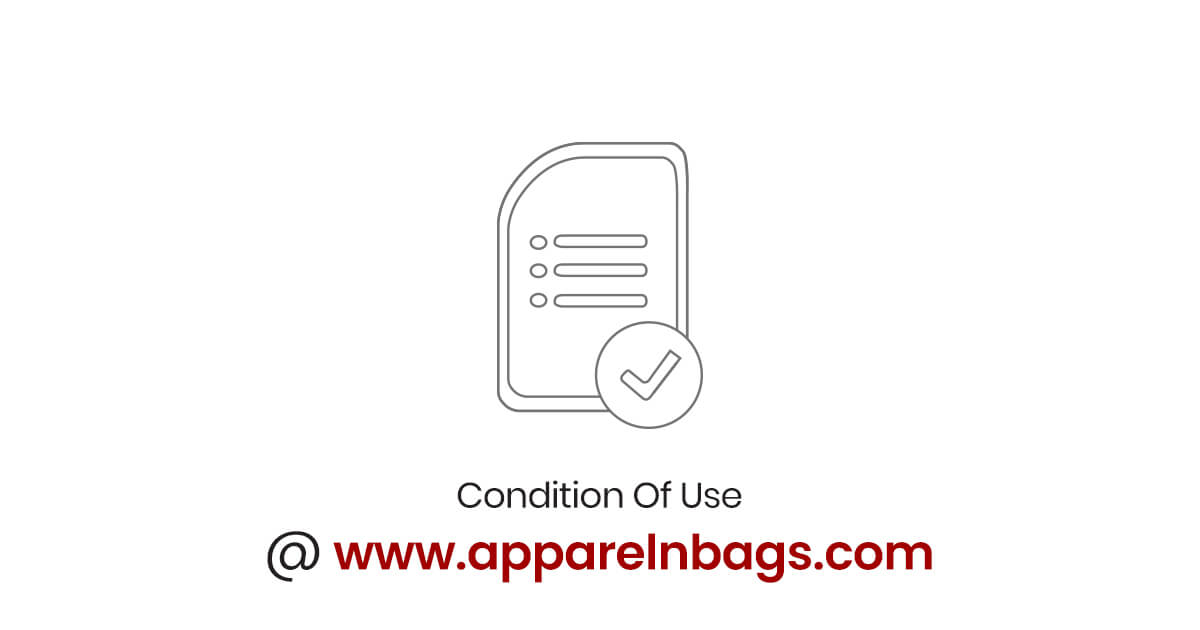 Conditions of Use | ApparelnBags