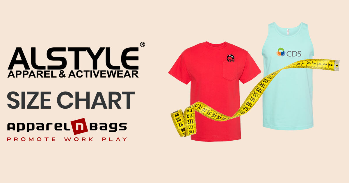 Alstyle Apparel Size Chart | Alstyle Youth Size Chart