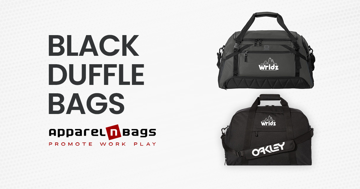 Wholesale Black Duffle Bags | Save 45% on Black Duffle Bag