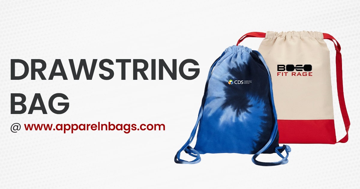 Shop Stylish Custom Drawstring Bag in Bulk | ApparelnBags