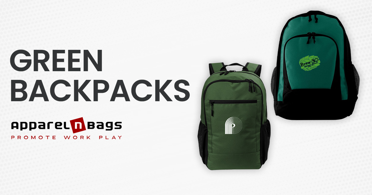Plain Green Backpacks | Save Big on Bulk Green Backpacks