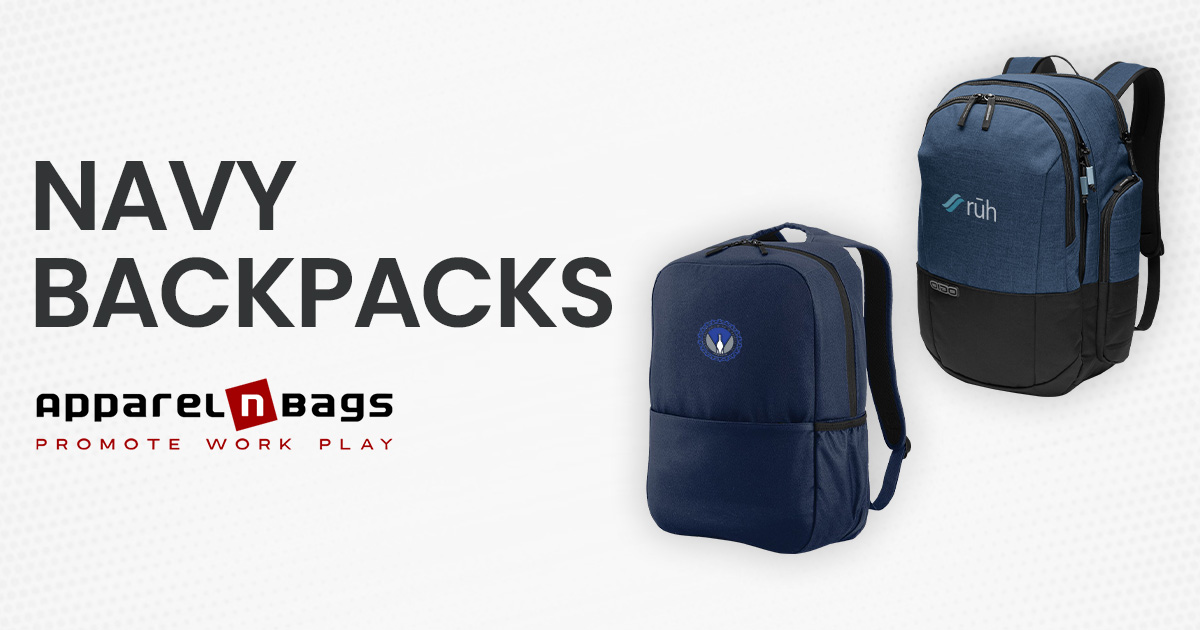 Plain Navy Backpacks | Save Big on Bulk Navy Backpacks