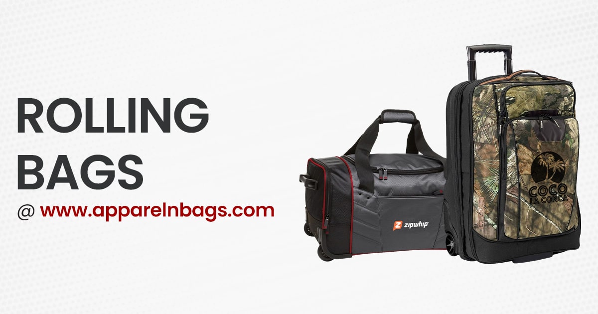 Shop Stylish Design Custom Rolling Backpack | ApparelnBags