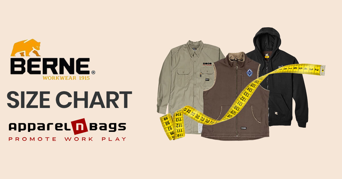 Berne Size Chart | Berne Coverall Size Chart