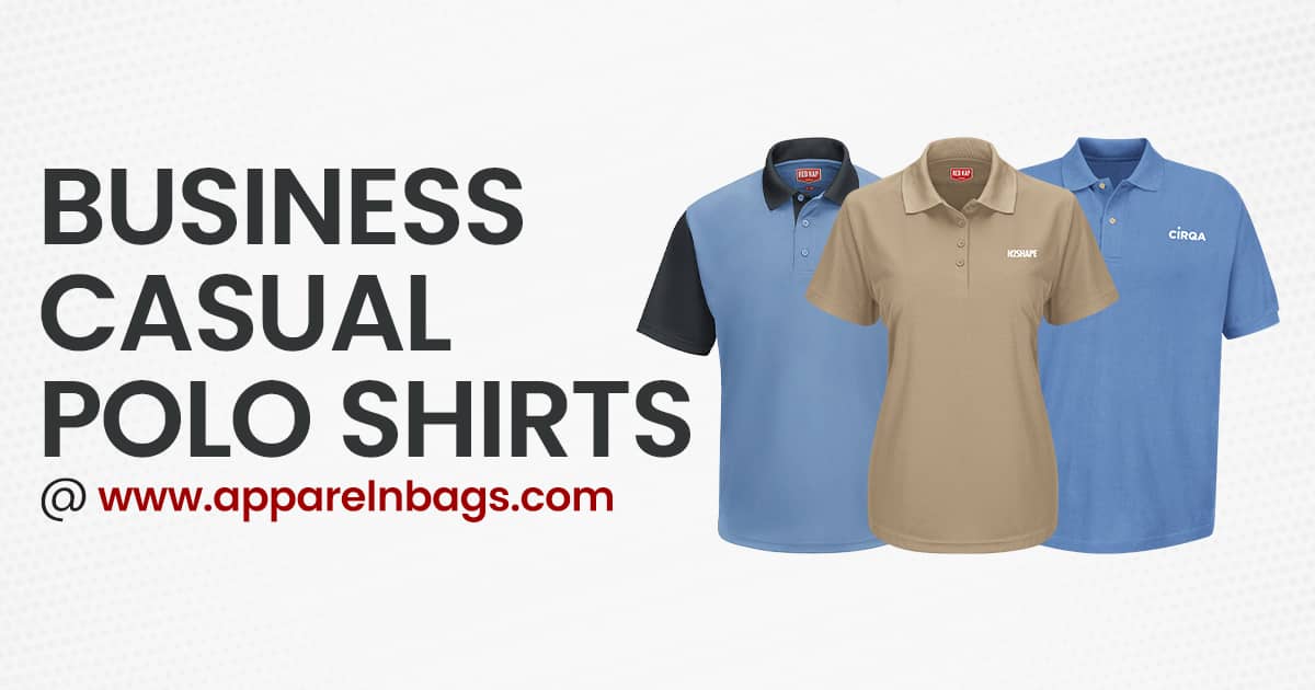 Buy Business Casual Polo Shirts for Men and Wowan | Shop Now