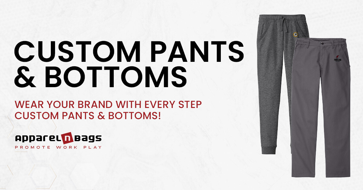 Shop Stylish Custom Pants and Custom Bottoms at ApparelnBags