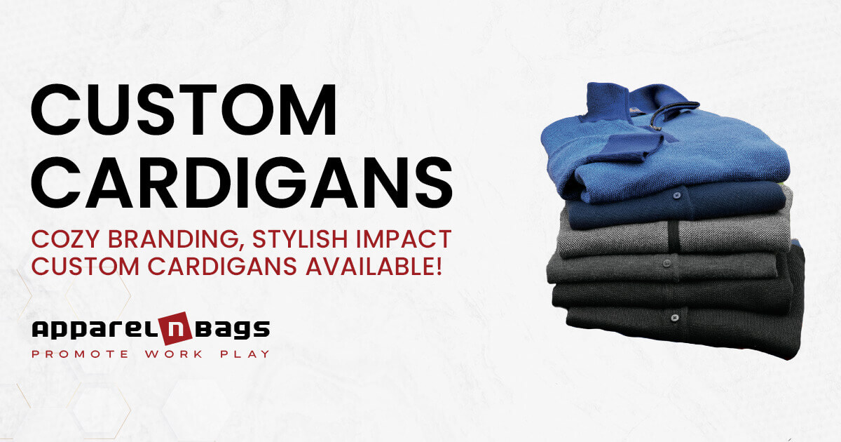 Shop Stylish Custom Embroidered Cardigans at ApparelnBags