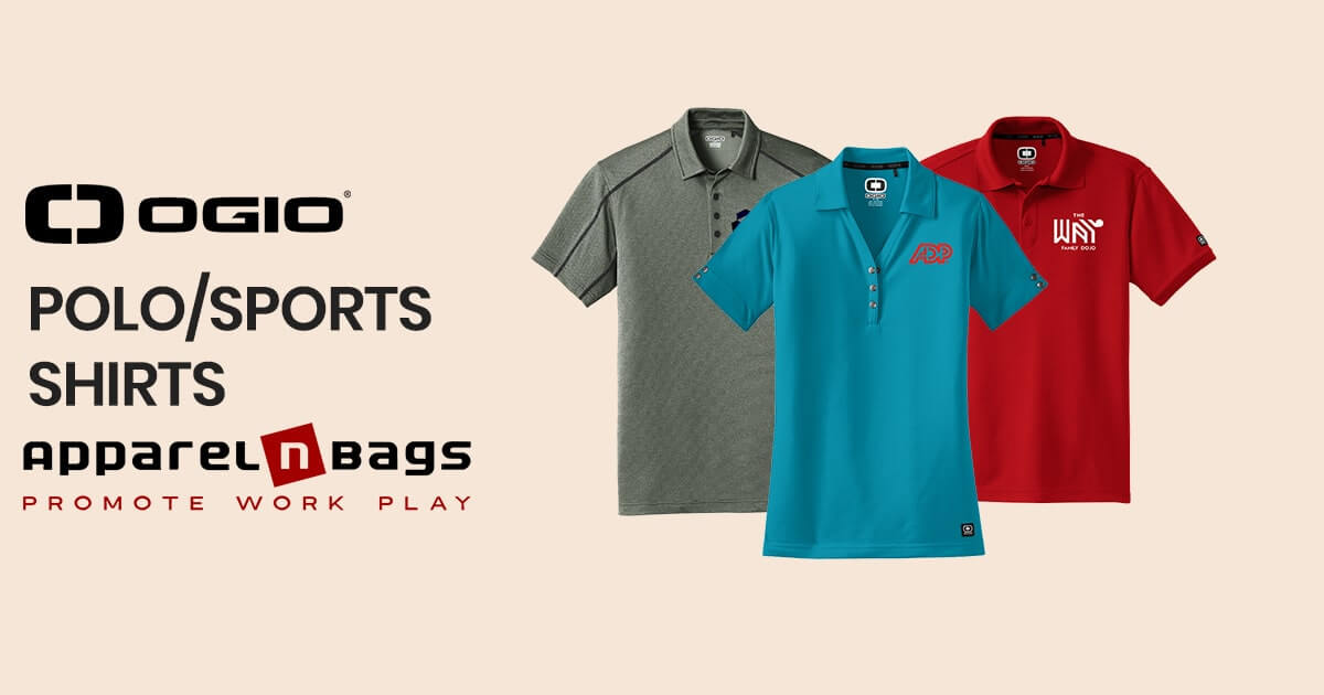 Custom Embroidered OGIO Polo Sports Shirts at ApparelnBags.com