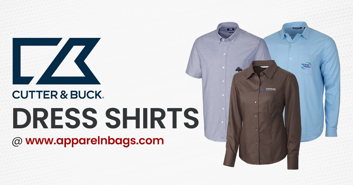 Shop Custom Cutter and Buck Dress Shirts | ApparelnBags