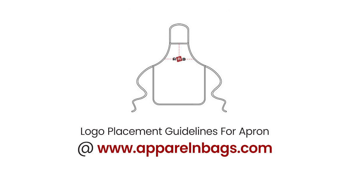 Apron Logo Embroidery Placement Guide | ApparelnBags.com