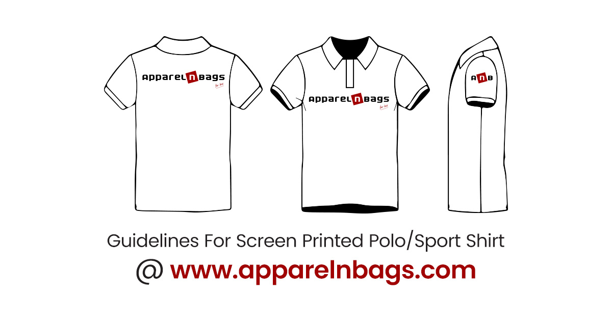 Screen Print Polo Shirts Artwork Placement Guide