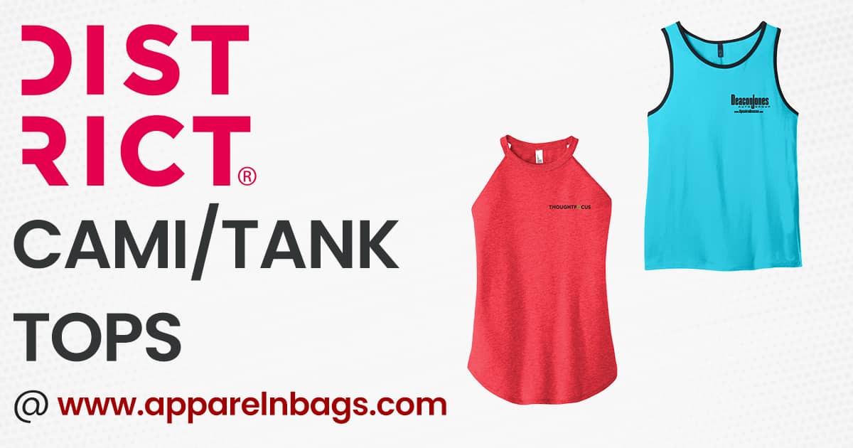 Custom District Tank Tops for Every Occasion at ApparelnBags