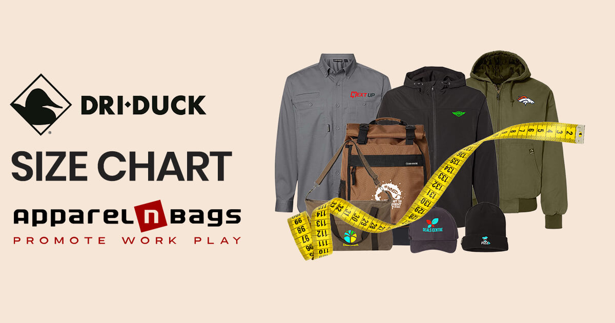 Dri Duck Size Chart | Dri Duck Jacket Size Chart