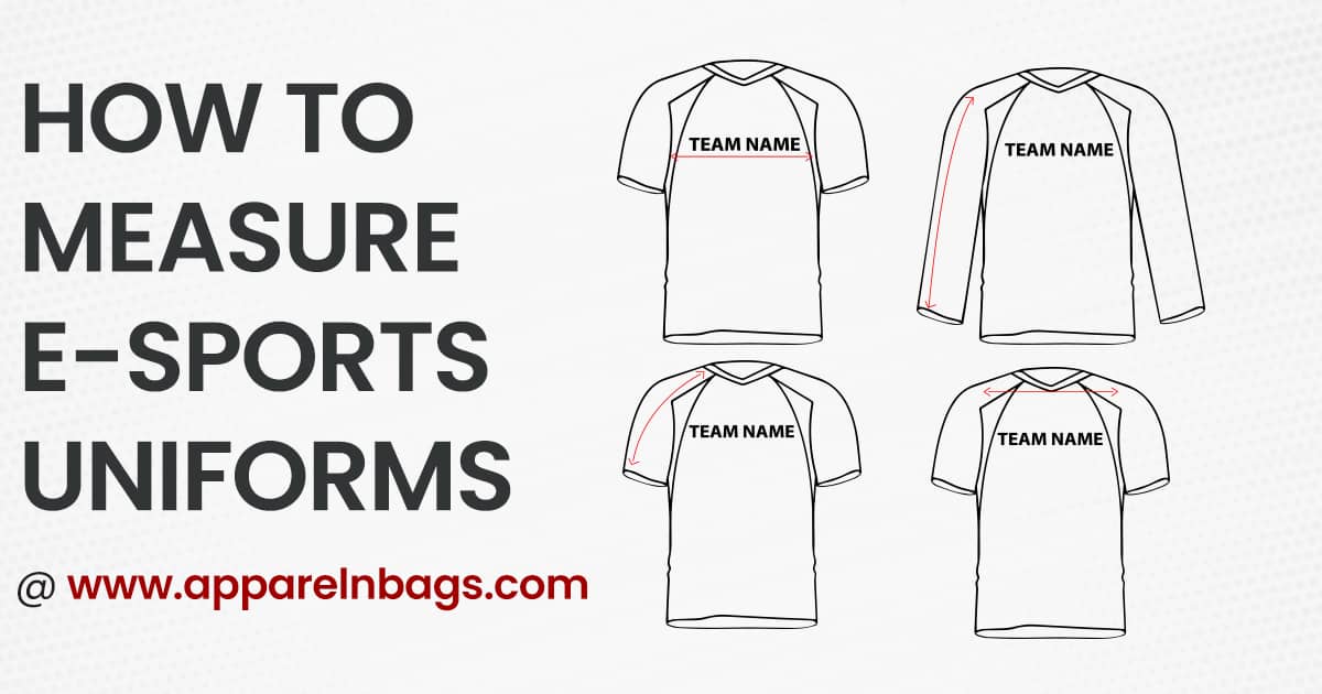 Accurate eSports Jerseys Size Chart and Measurements Guide