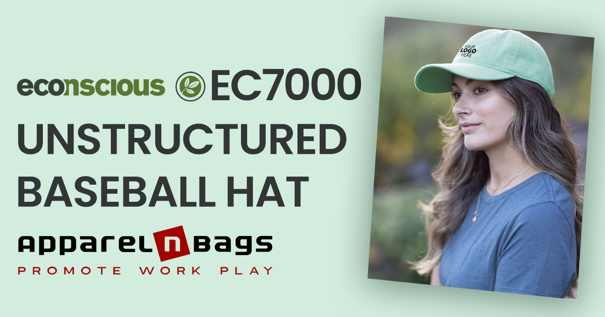 Econscious EC7000 Unstructured Unisex Eco Baseball Cap
