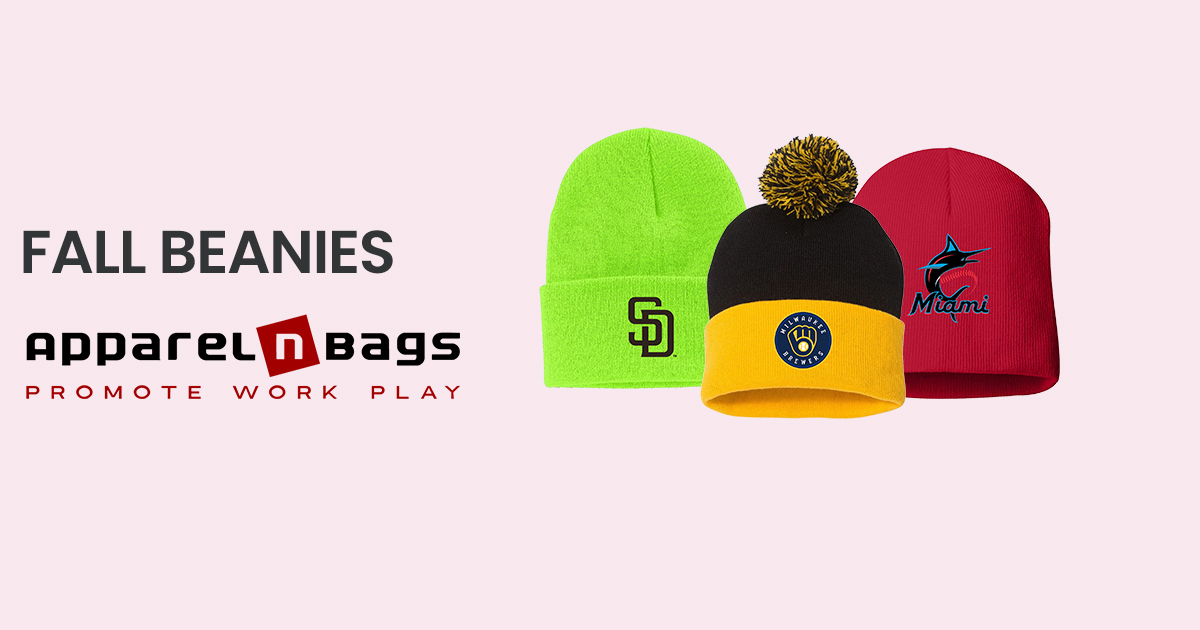 Shop Custom Fall Beanies | Fall Knit Beanies at ApparelnBags