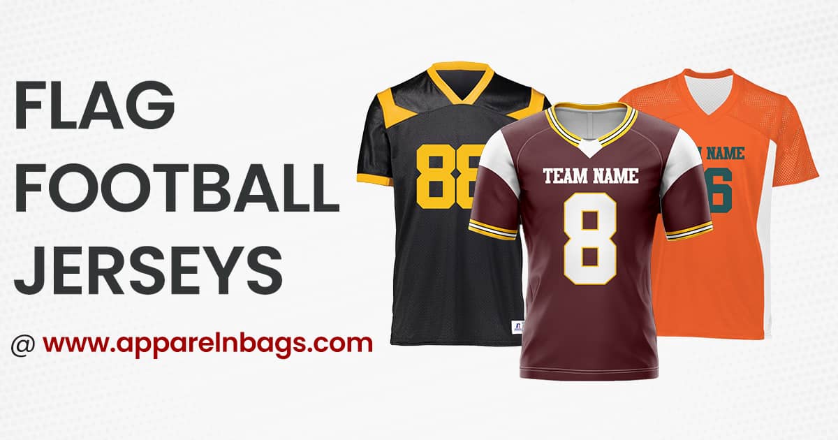 Custom Flag Football Jerseys - Flag Football Shirt in Bulk