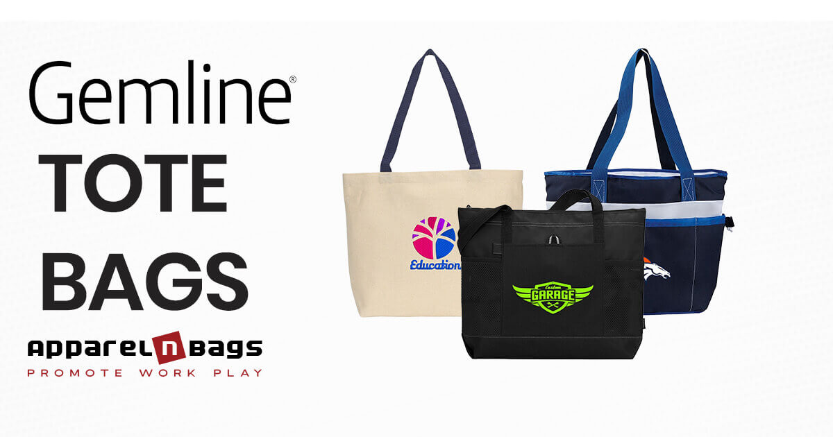 Shop Wholesale Gemline Tote Bags - Custom Gemline Tote
