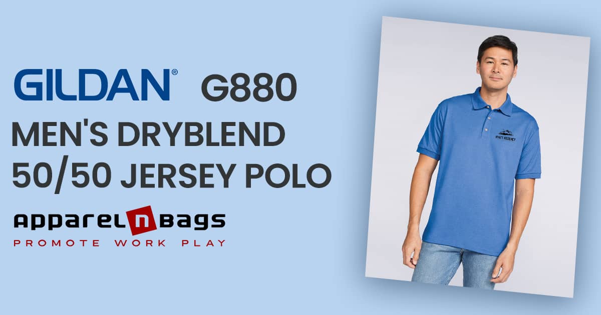 Gildan G880 | Gildan G880 Unisex DryBlend Jersey Polo