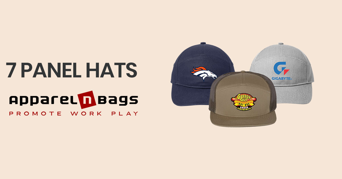 Shop Custom 7 Panel Hat | 7 Panel Cap for a Unique Look
