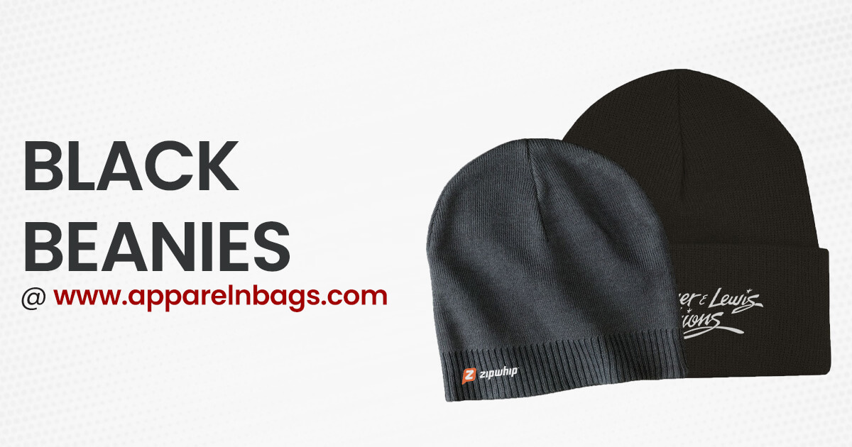 Wholesale Black Beanies for Men | Custom Black Beanie for Ladies