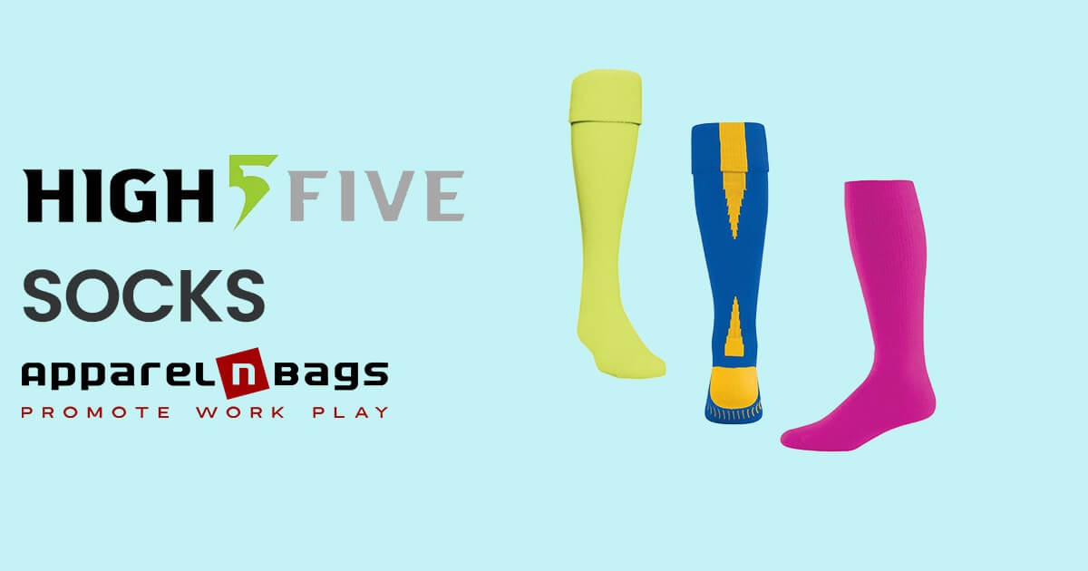 Affordable and Comfy custom High Five Socks | ApparelnBags