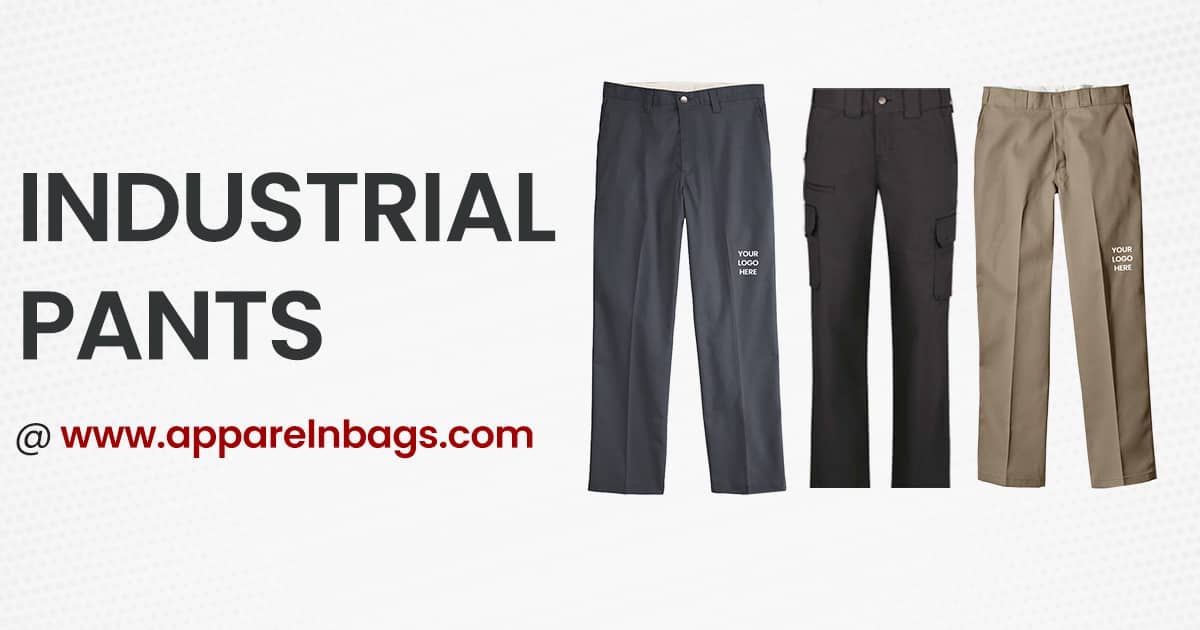 Shop Custom Industrial pants in Bulk - ApparelnBags.com