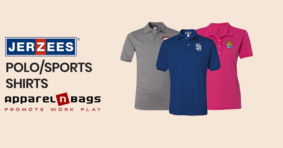 Wholesale Jerzees Polo Shirts | Jerzees Polos