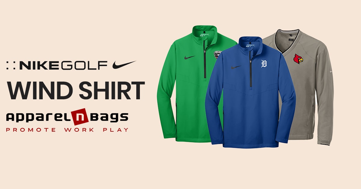 Shop Custom Nike Golf Windshirts in Bulk at ApparelnBags