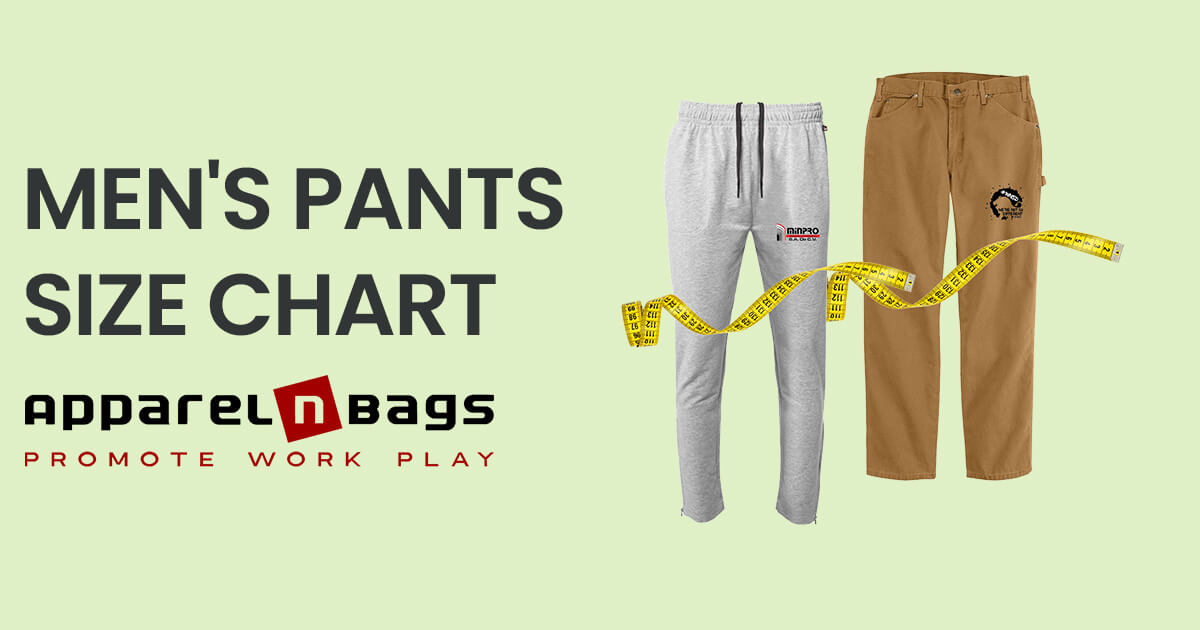 Mens Pants Size Chart | Mens Bottom Size Chart - US