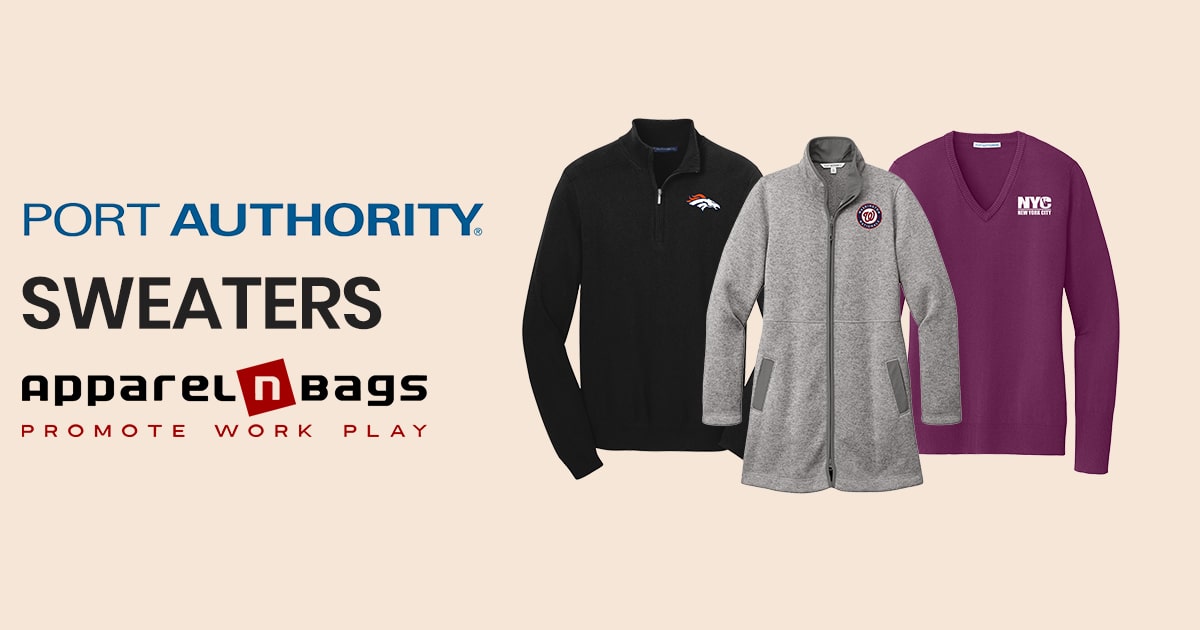 Buy Custom Port Authority Sweaters in Bulk