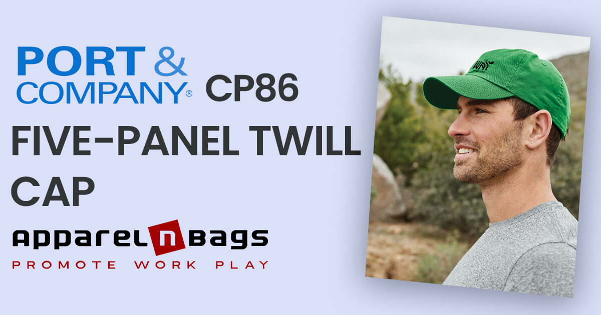 Port & Company CP86 | Port & Company CP86 Five-Panel Twill Cap