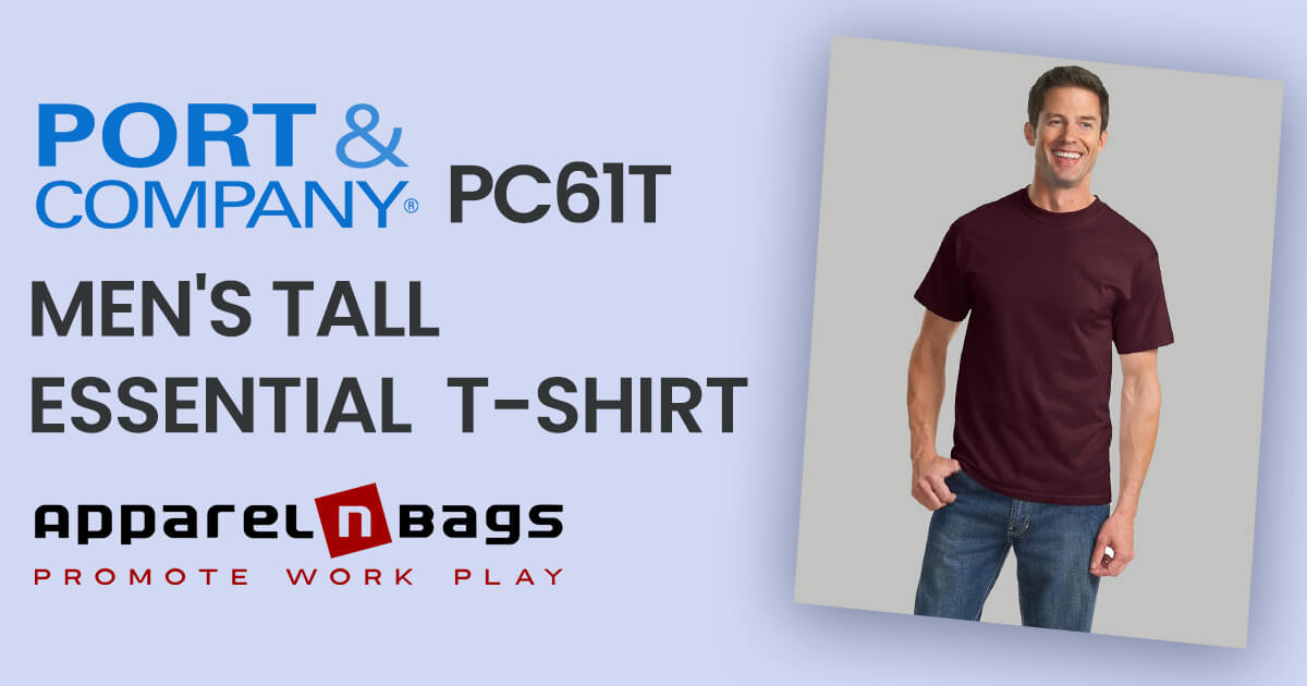 Port & Company PC61T | Port & Company PC61T Men's Tall Essential T-Shirt