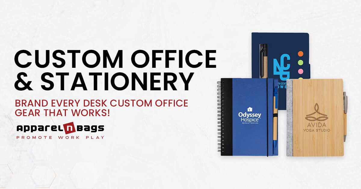 Custom Office stationery supplies in Bulk | ApparelnBags
