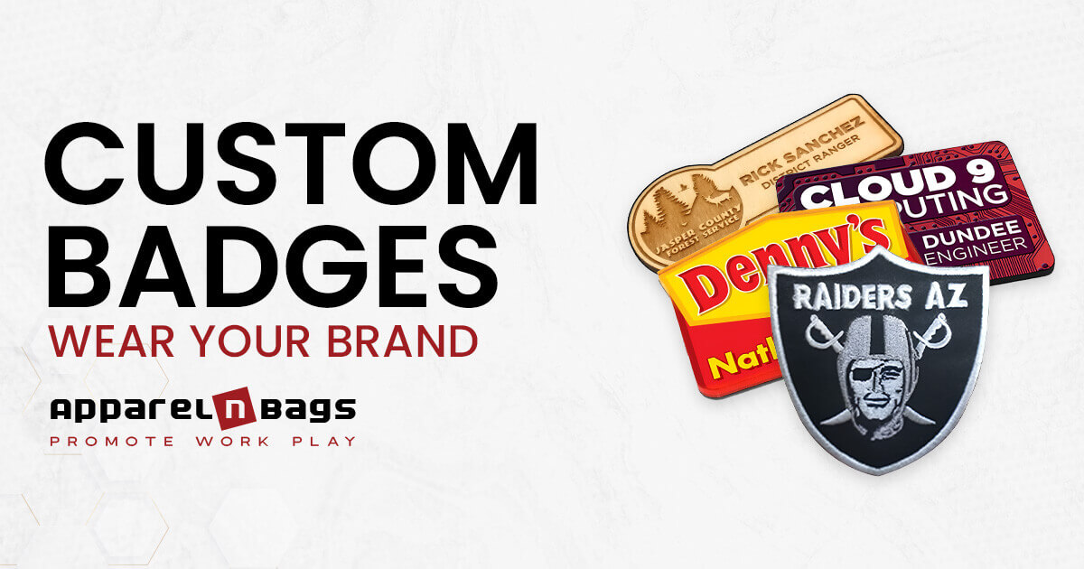 Custom Badges and Name Tags Recognize in style |ApparelnBags