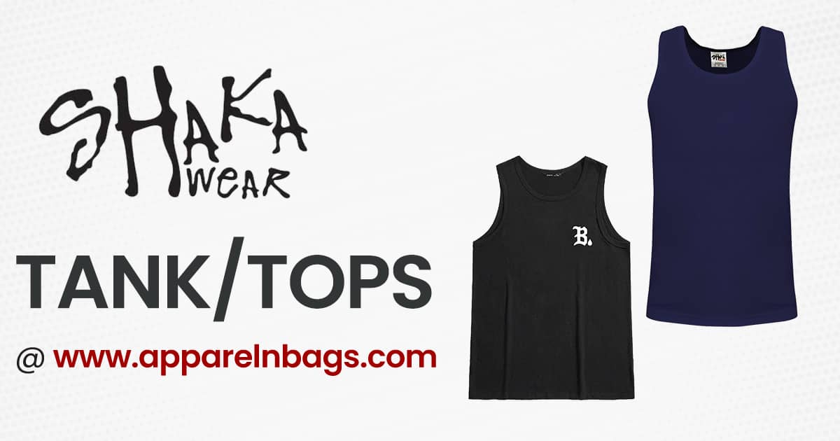 Wholesale Shaka Wear Tank Tops for men & Women |ApparelnBags