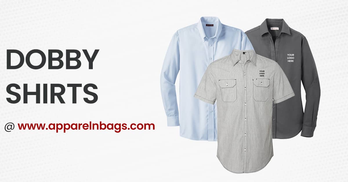 Buy Stylish Design Custom Dobby Dress Shirt | ApparelnBags
