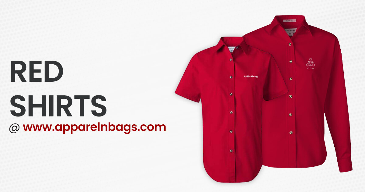 Shop Wholesale Red Dress Shirts | Custom Men’s Red Dress Shirts