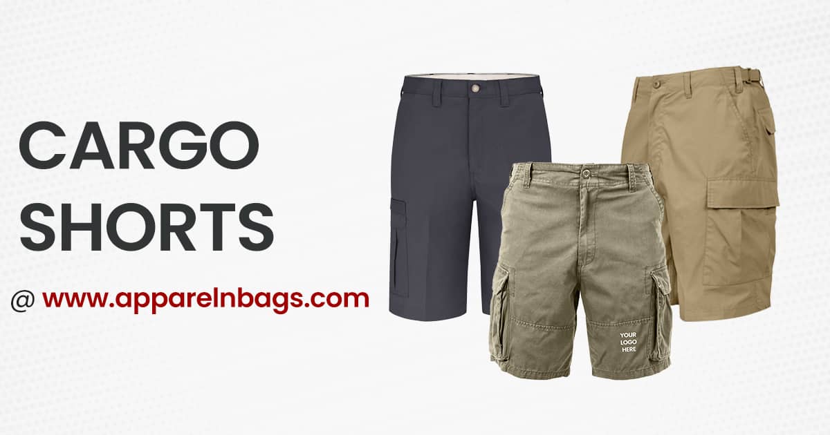 Budget-friendly Custom Cargo Shorts in Bulk | ApparelnBags