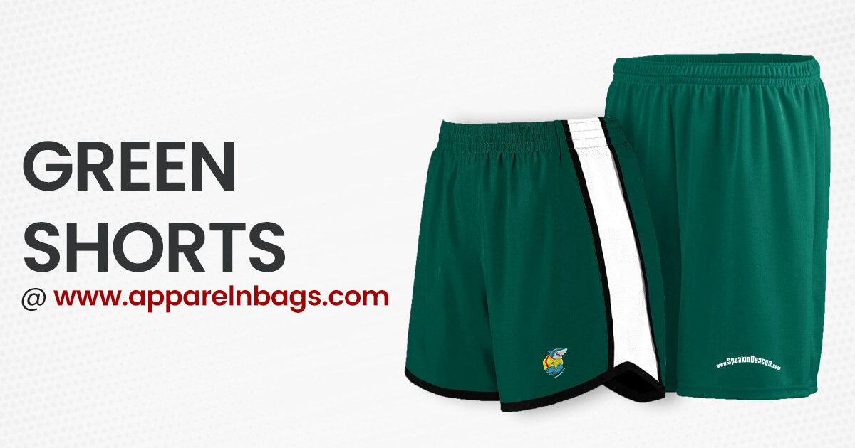 Wholesale Green Shorts for Women | Custom Mens Green Shorts