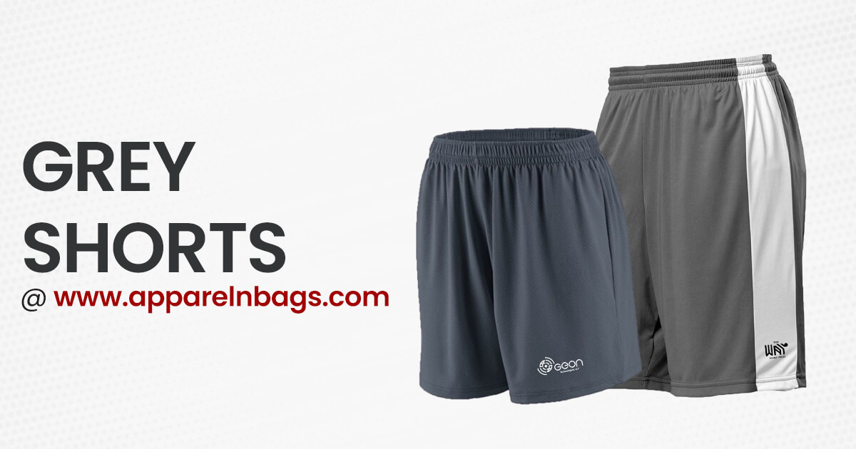 Wholesale Grey Shorts for Women | Custom Mens Grey Shorts