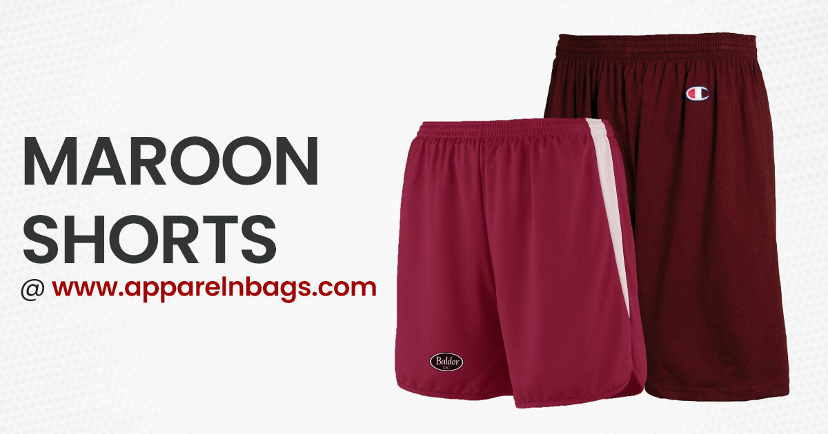 Wholesale Maroon Shorts - Custom Maroon Training Shorts