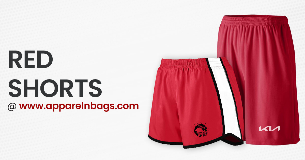 Wholesale Red Shorts for Women | Custom Mens Red Shorts