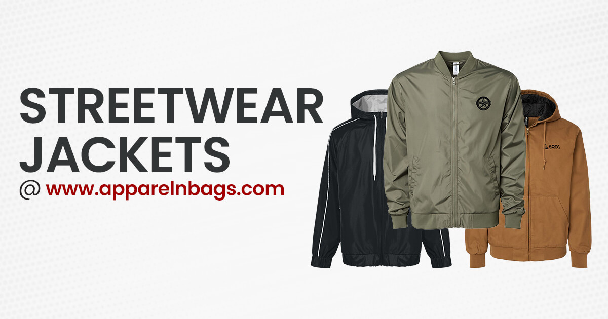 Stylish Design Custom Streetwear Jackets | ApparelnBags