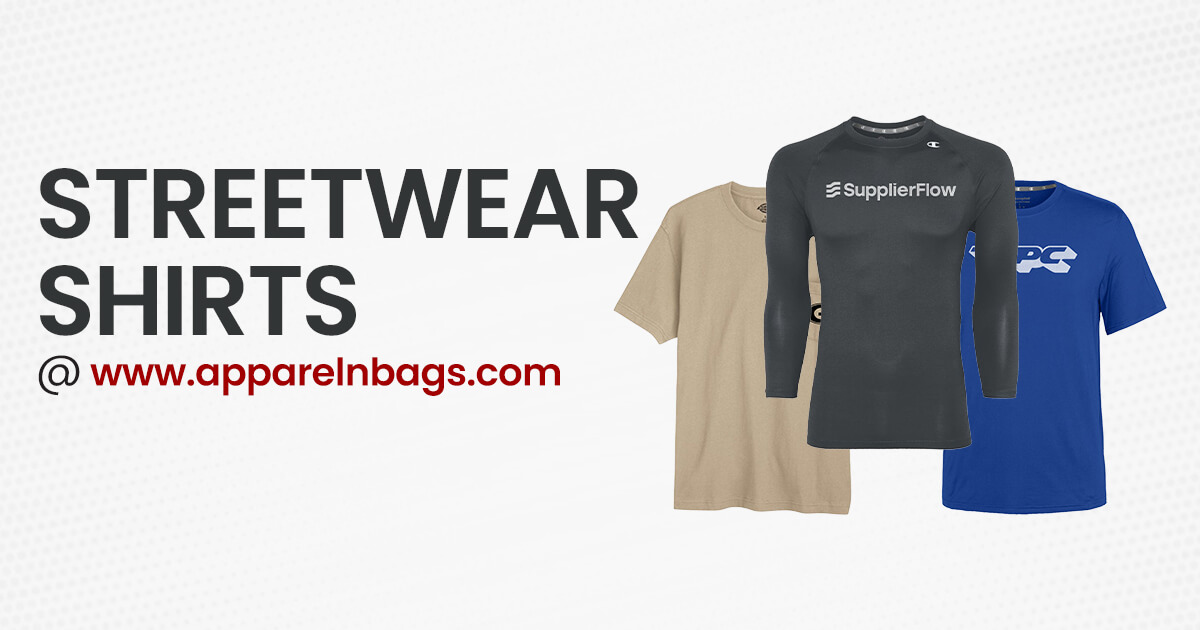 Buy Stylish Design Custom Streetwear Shirts | ApparelnBags