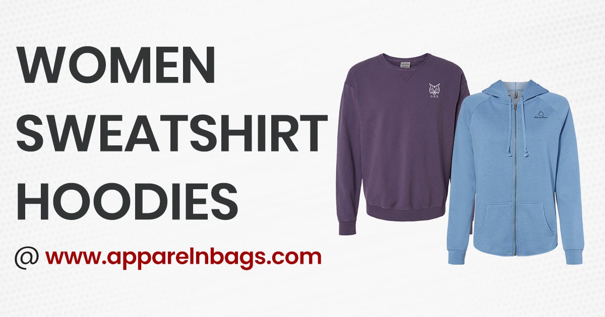 Shop Stunning Custom Hoodies and Sweatshirts for Women at ApparelnBags