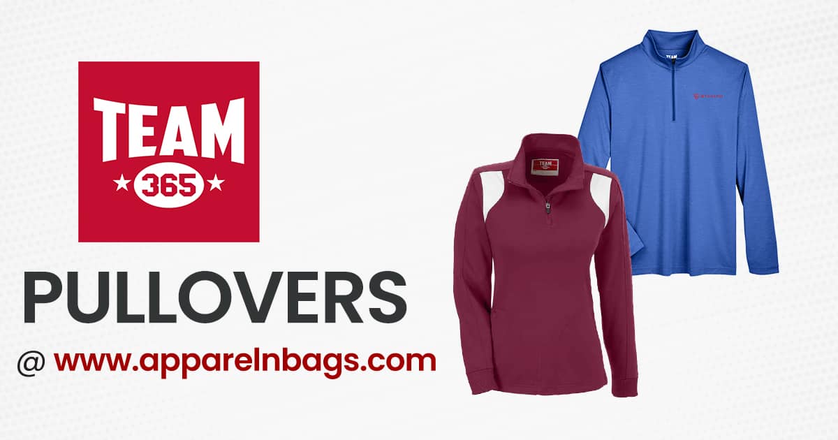 Shop Team 365 Performance Zip Pullovers For Men & Women